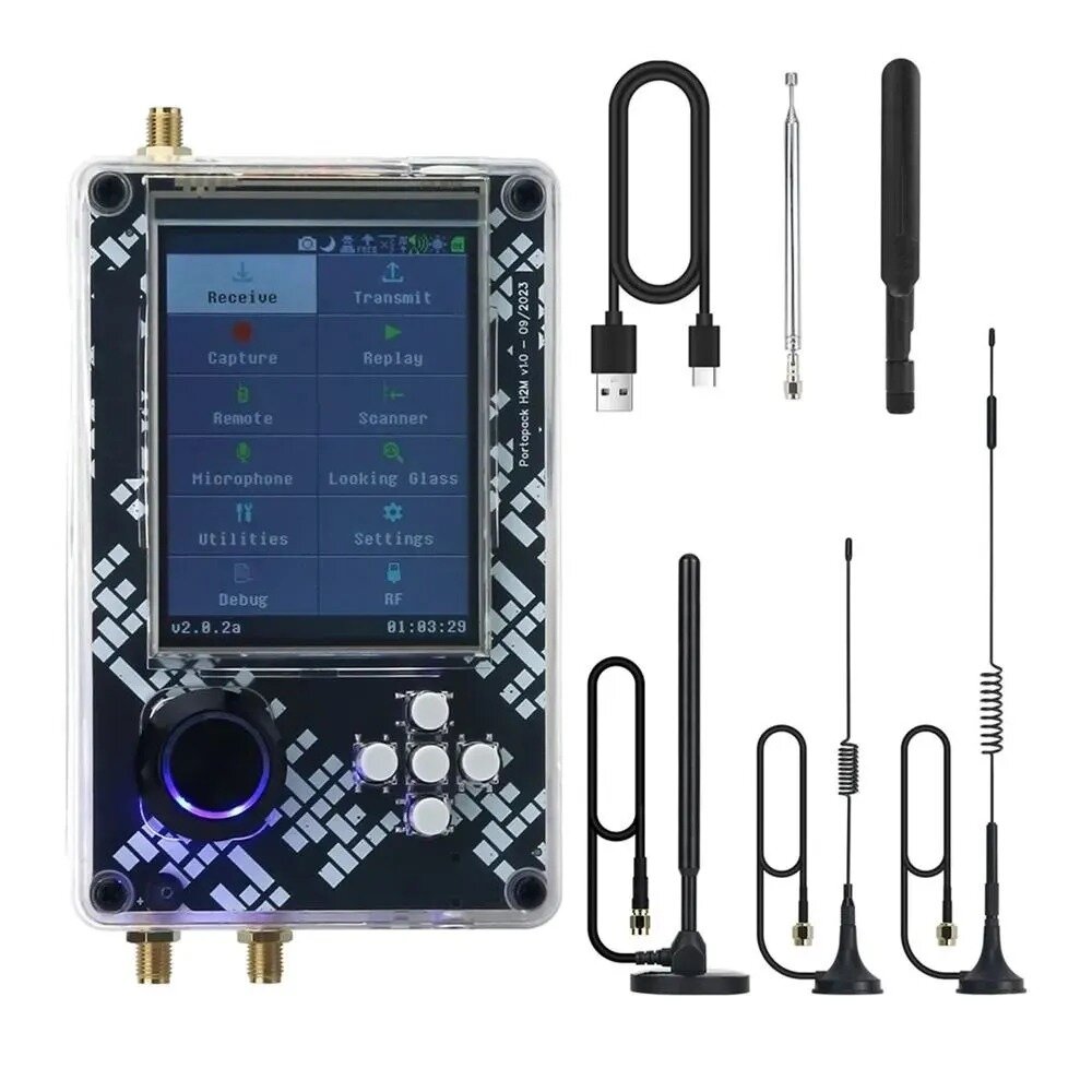 HackRF H2M SDR Радио С Кабельными Антеннами type-C