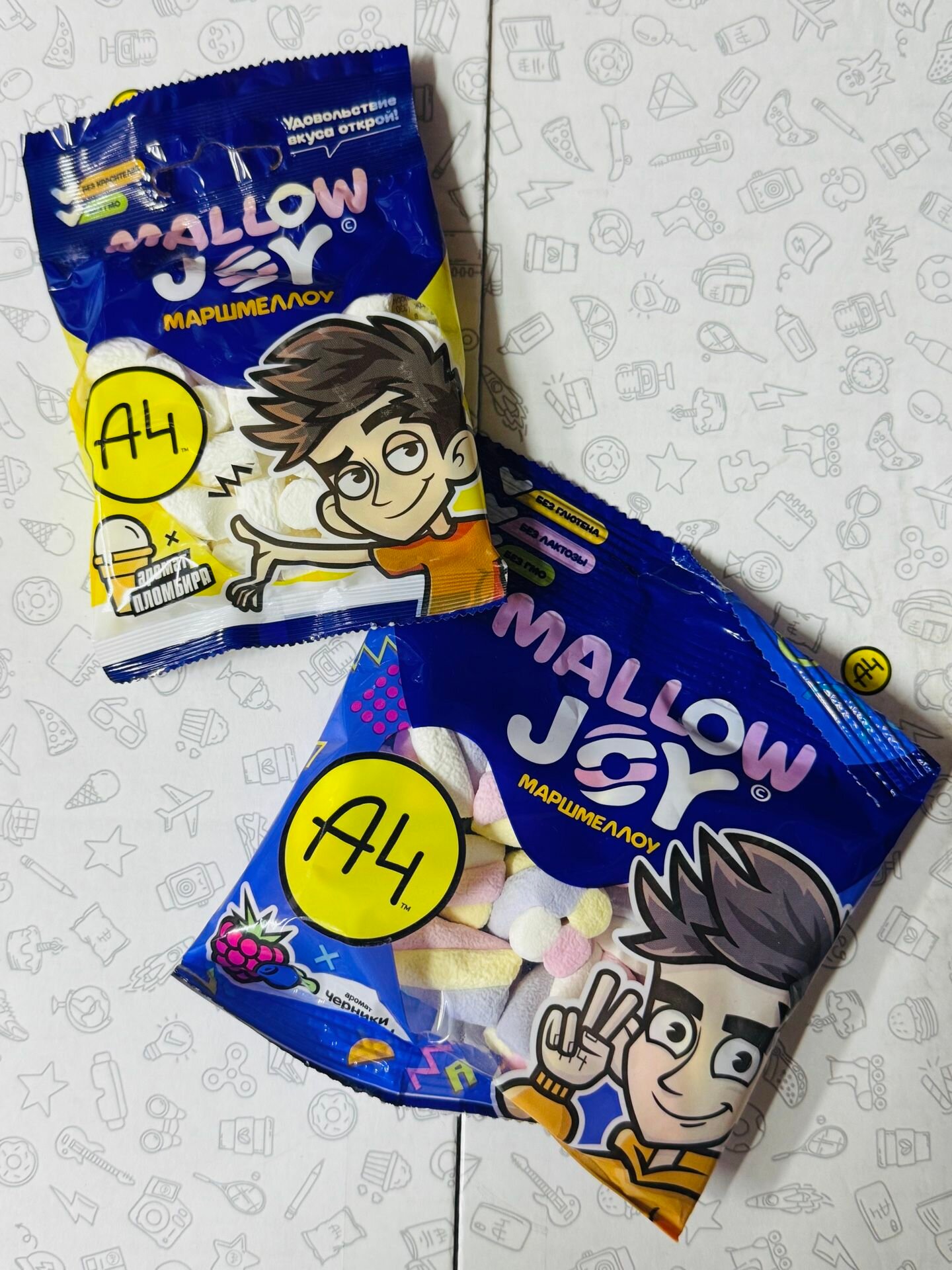 Маршмеллоу набор микс вкусов 40 грамм всего Влад А4 Mallow Joy