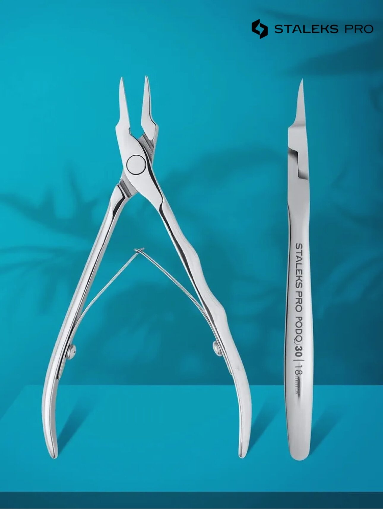 Кусачки профессиональные для вросшего ногтя STALEKS PODO 30 18 мм