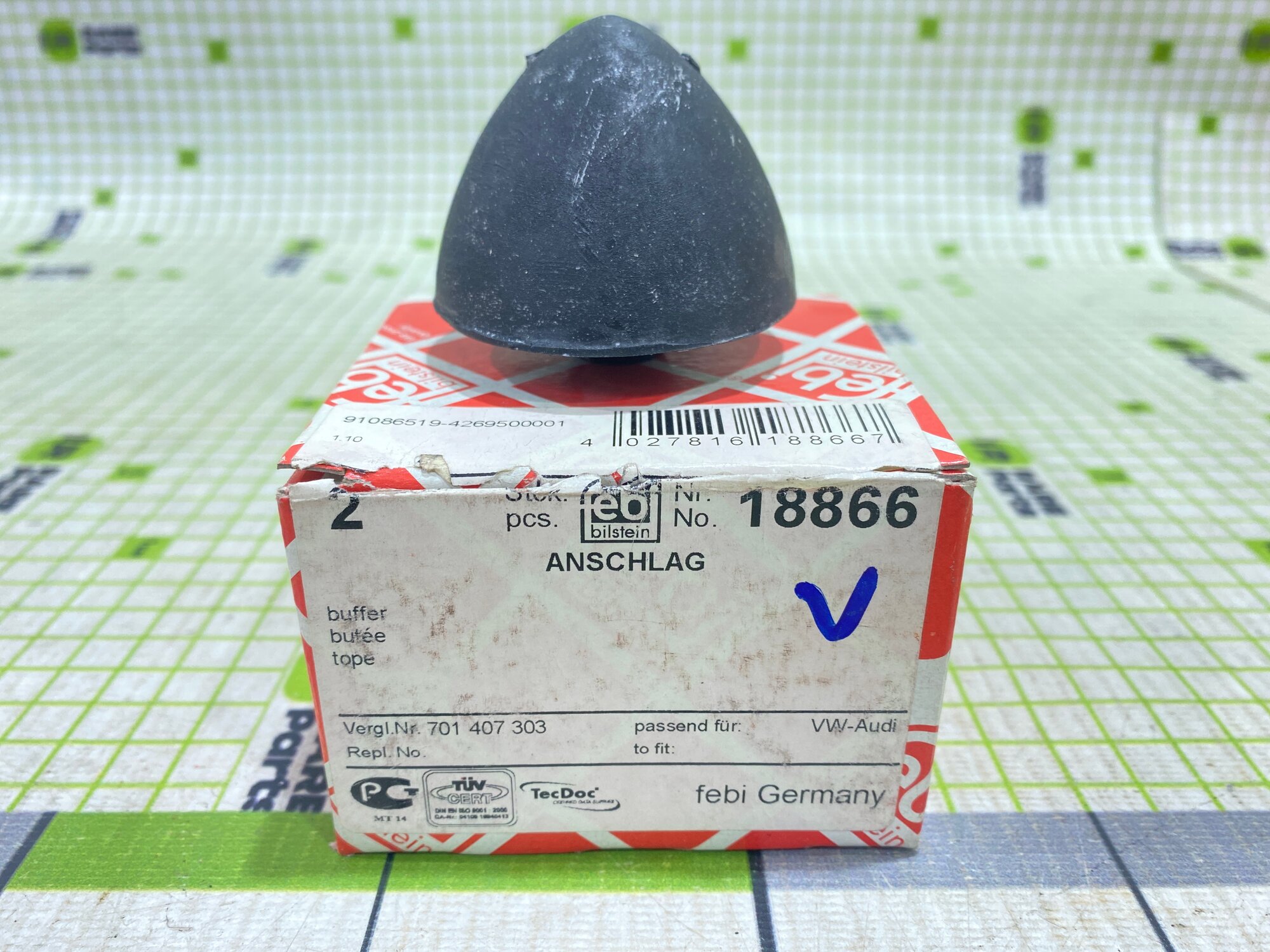 Отбойник верхний VW Transporter T4