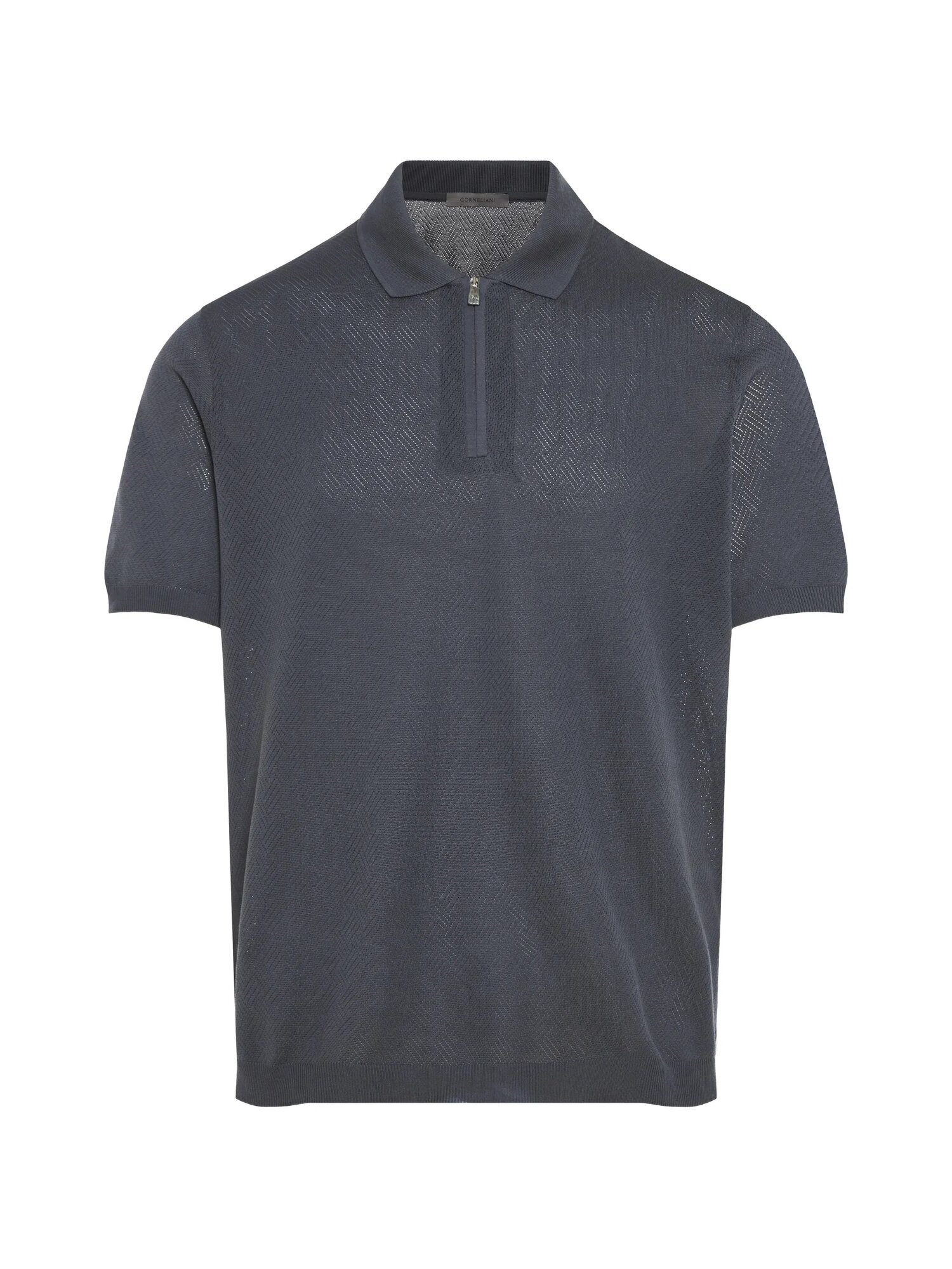 Рубашка Textured half-zip polo shirt