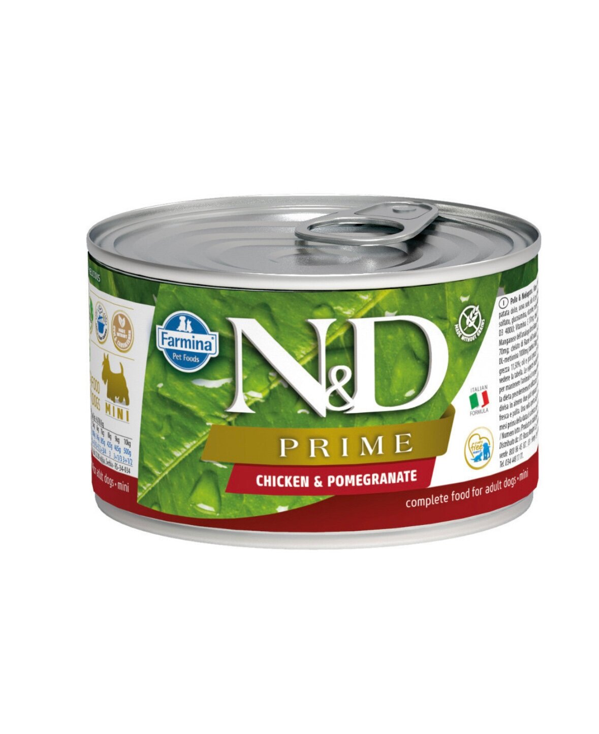 Консервы Farmina ND Dog PRIME Chicken / Pomegranate MINI Курица с гранатом для собак мелких пород 140г (6шт)