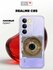 Силиконовый чехол на Realme C85 / Реалми C85 с принтом Диск капучино