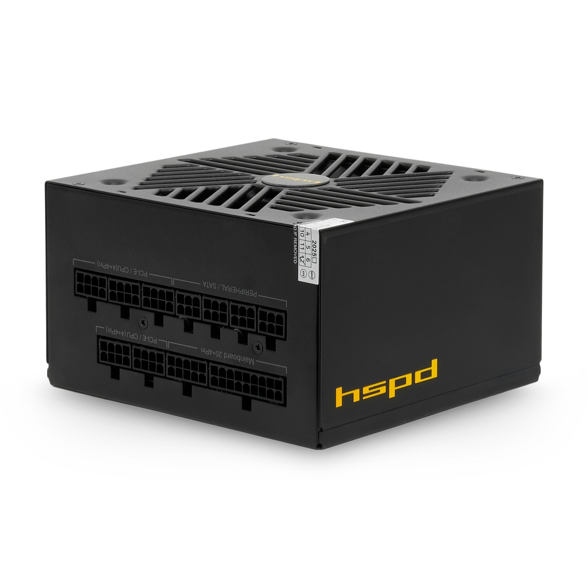 Блок питания HSPD, 850W 80 PLUS Gold (ATX, 2.52, Full modular, 1x24(20+4)pin mesh 550мм,