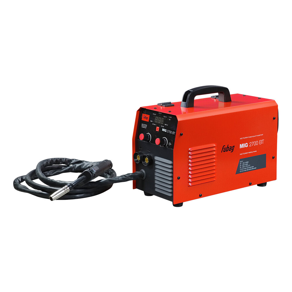 Сварочный инверторный полуавтомат FUBAG MIG 2700 BT со встроенной горелкой