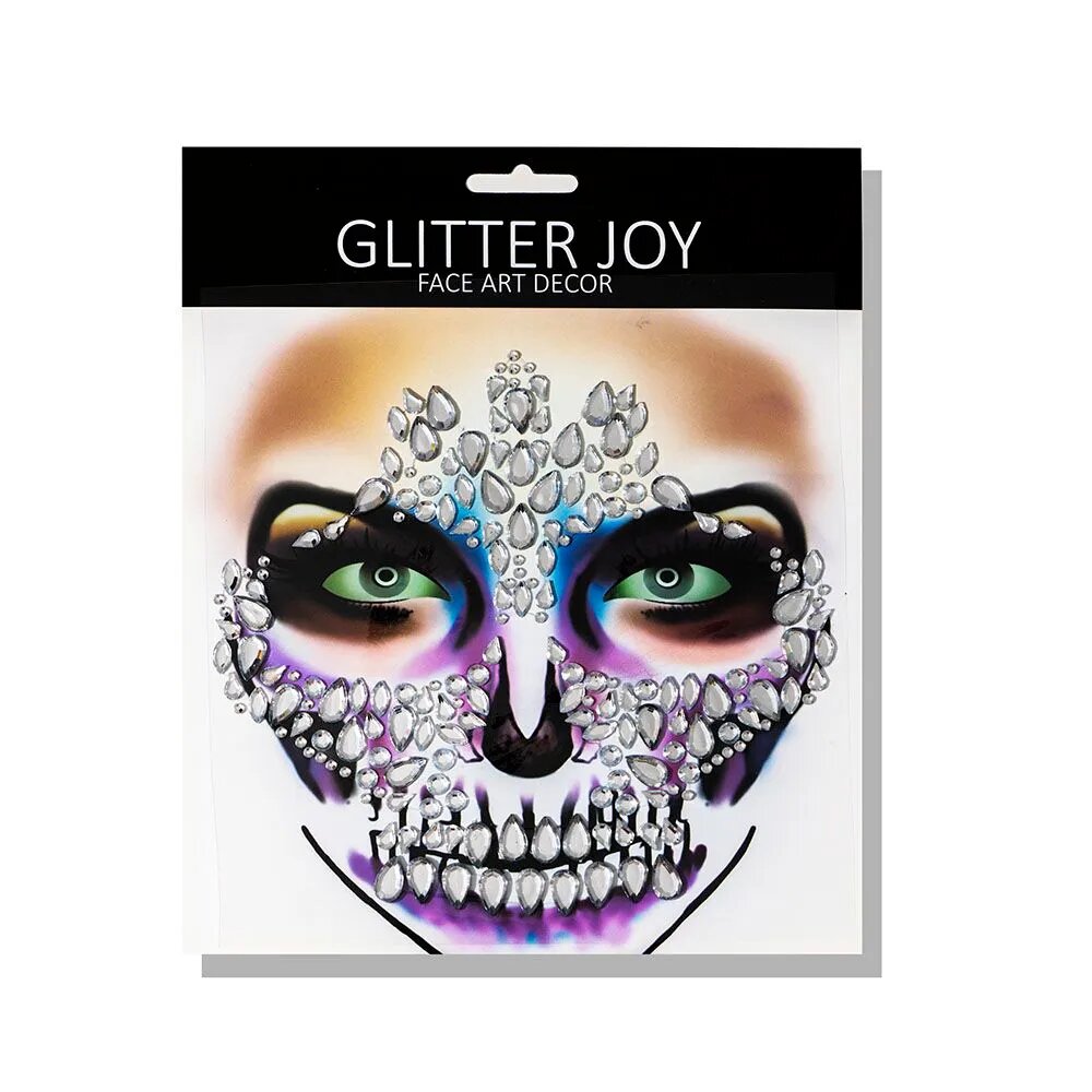 Тату на лицо светящиеся в неоне для детей и взрослых. Переводилки на хеллоуин