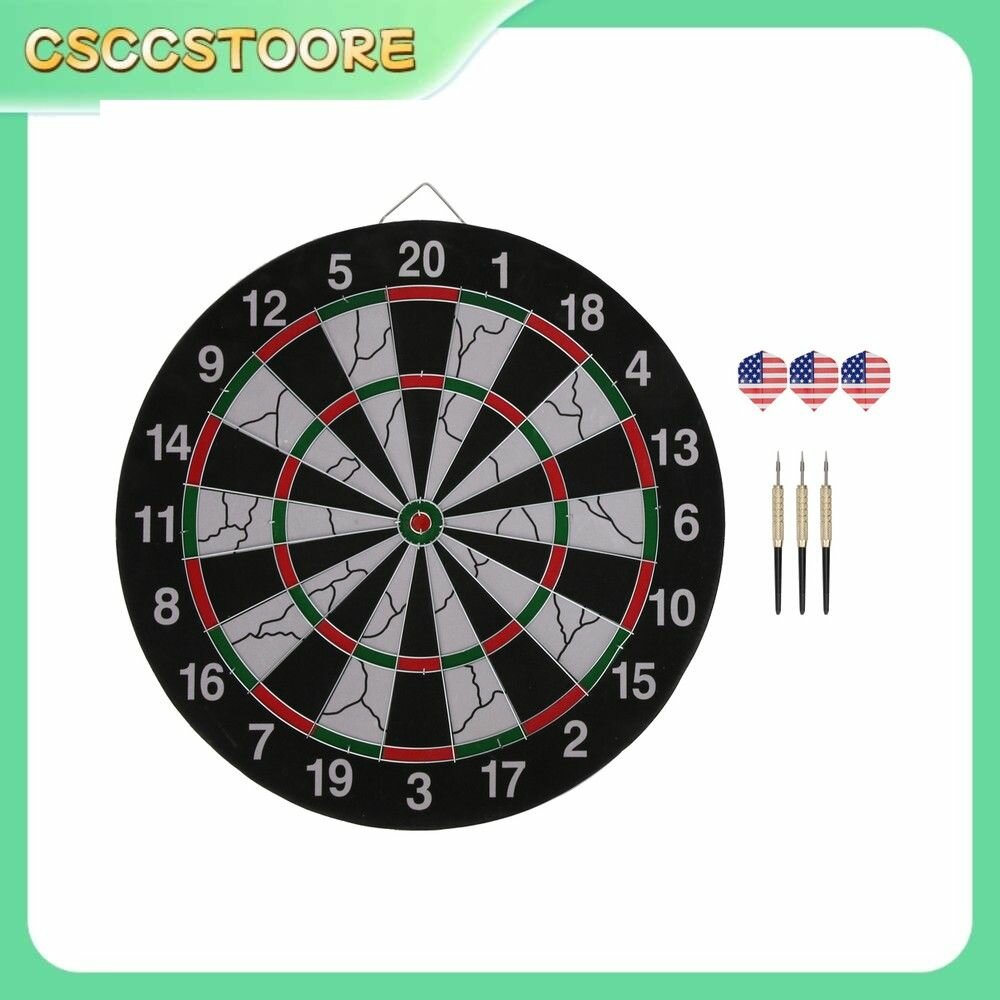 18-дюймовая двусторонняя доска для игры в дартс с металлическими булавками