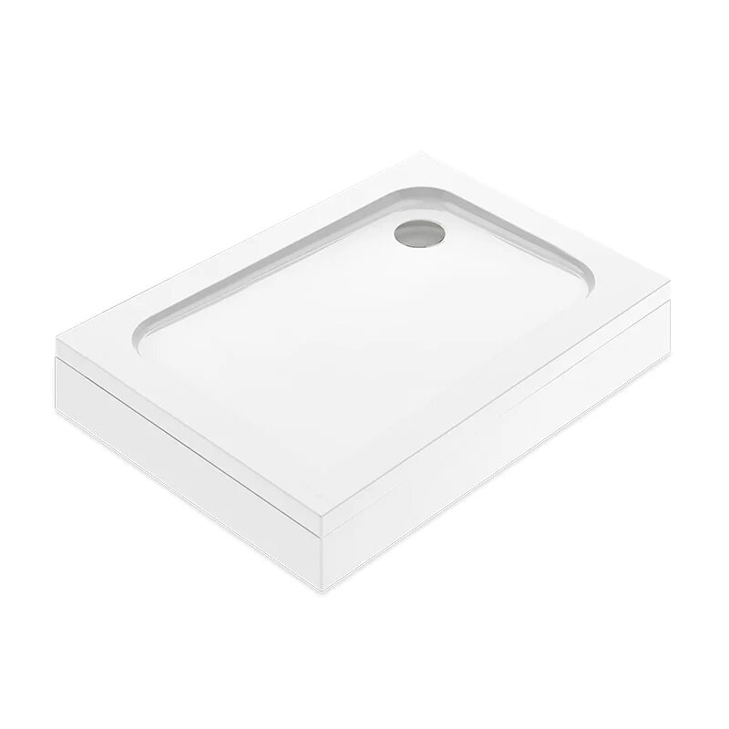 Поддон для душа Melodia della vita Cube 20657 80x120 см, акриловый, прямоугольный, низкий, российский