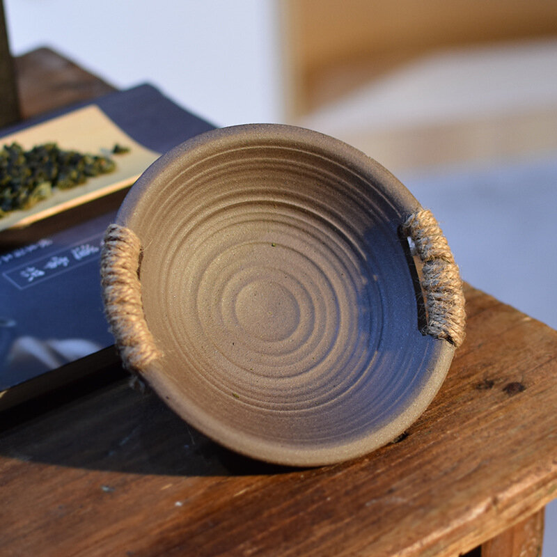 Японская деревенская керамическая чайная печь, винтажная печь для обжарки чая, керамический усилитель аромата чая, чайный сервиз для кунг-фу, чайная печь для поддержания температуры.