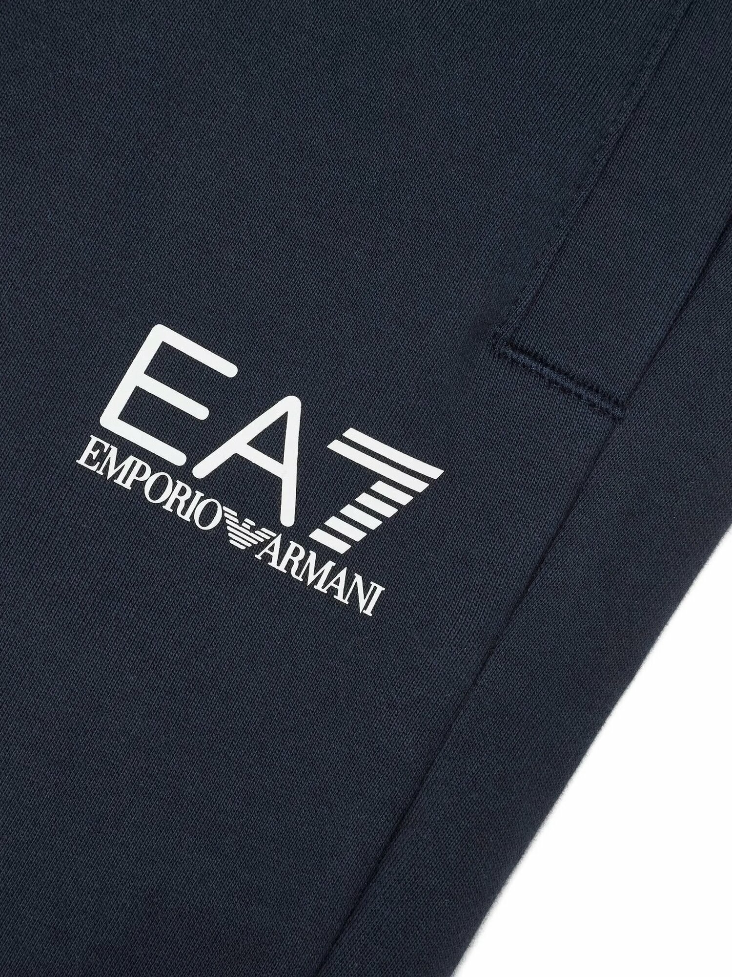 Брюки EA7 EMPORIO ARMANI Logo track pants, размер 14 лет, синий — фото 1