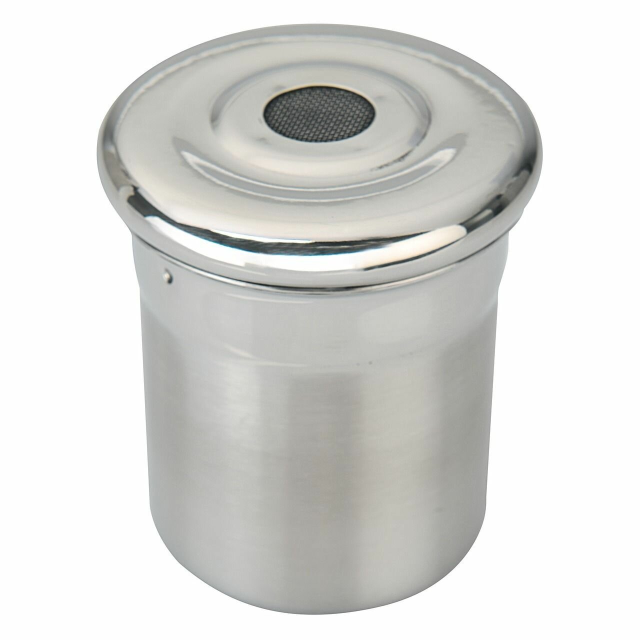 Баночка диспенсер для сахарной пудры, BergHOFF Studio, с дозатором, 5х6см, нержавеющая сталь, посуда для сервировки стола