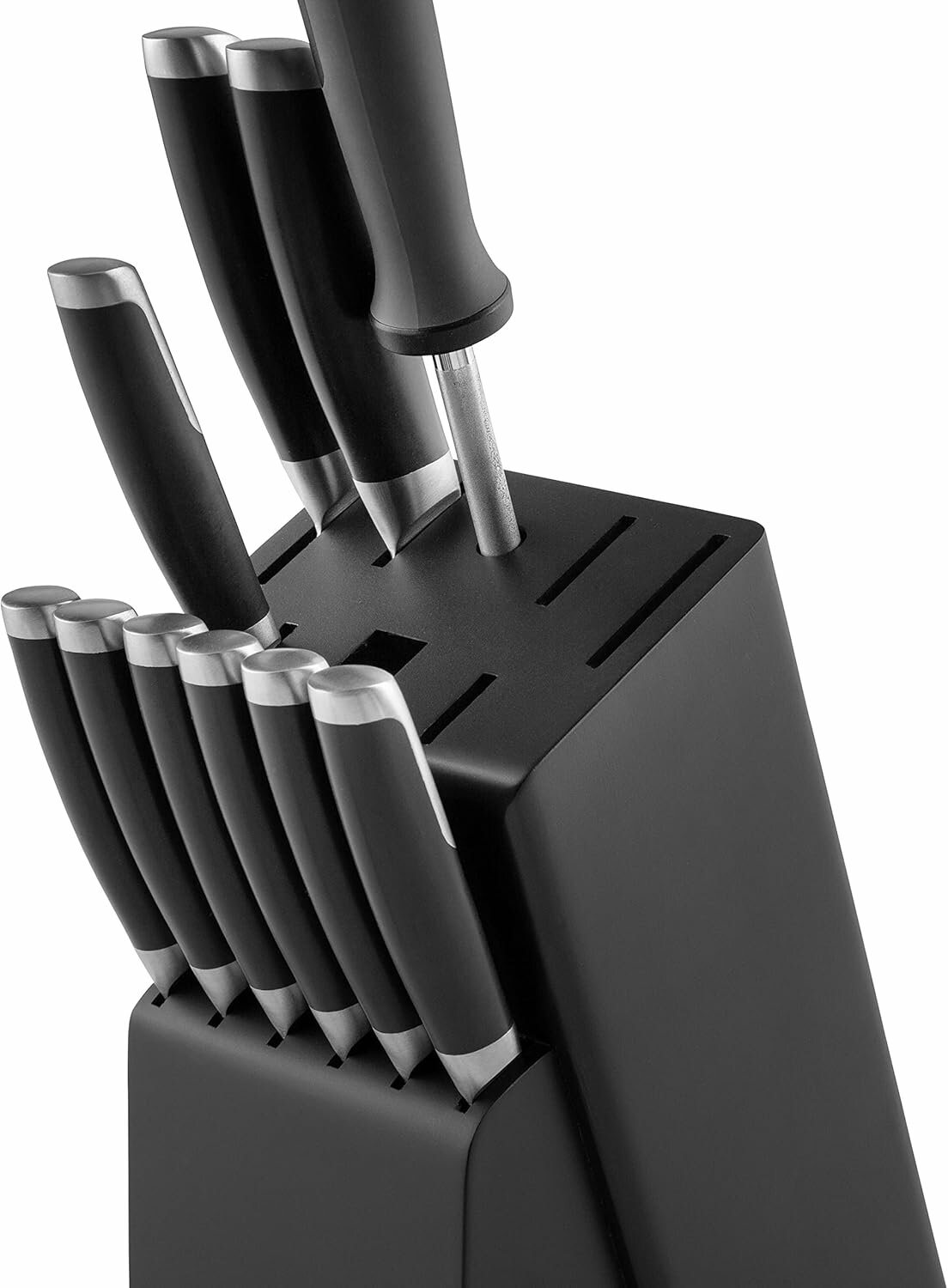 Мусат для ножей, BergHOFF Leo Graphite, алмазный, длина 38 см, точилка для ножей — фото 1