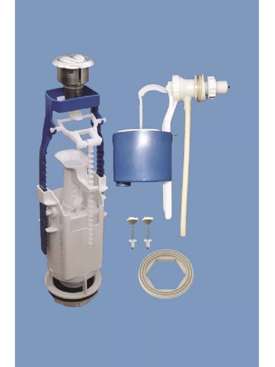 Комплект арматуры для смывного бачка унитаза