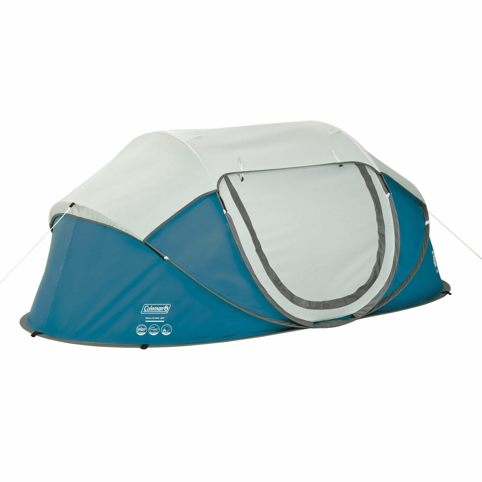 Туристическая палатка Coleman Galiano 2 Blue, Decathlon, Цвет: Синий / Синий, Размер: 2 человека