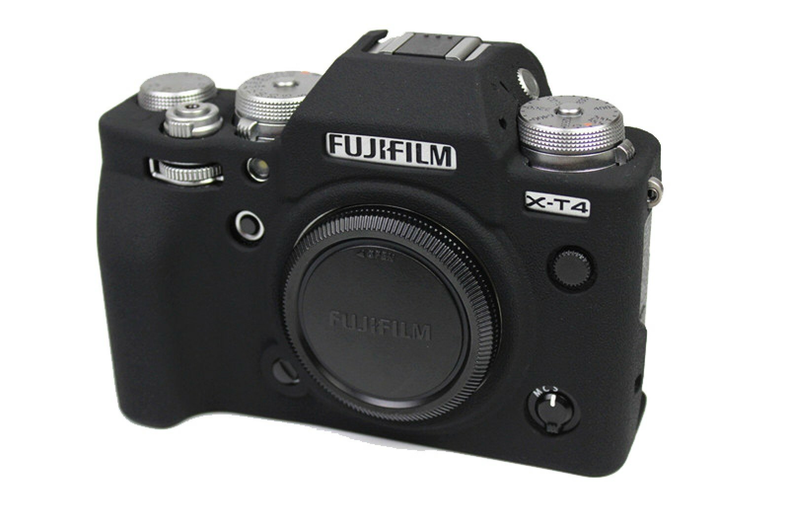 Защитный силиконовый чехол MyPads для фотоаппарата Fujifilm X-T4 ультра-тонкий черный