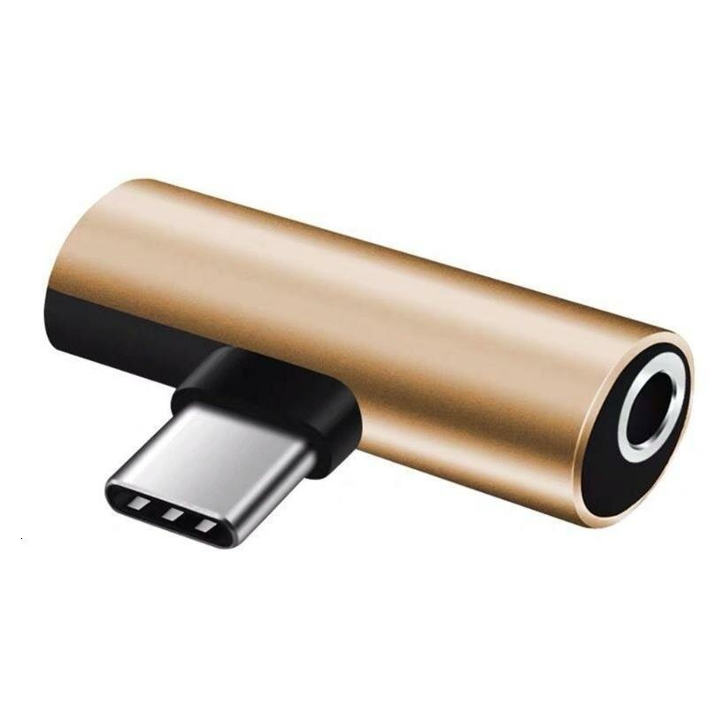 Адаптер USB-C — аудиоразъём, Золото