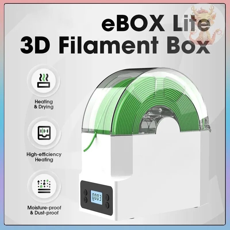 Сушилка Для Филамента eBOX Lite для 3D-печати, для нагрева и сушки