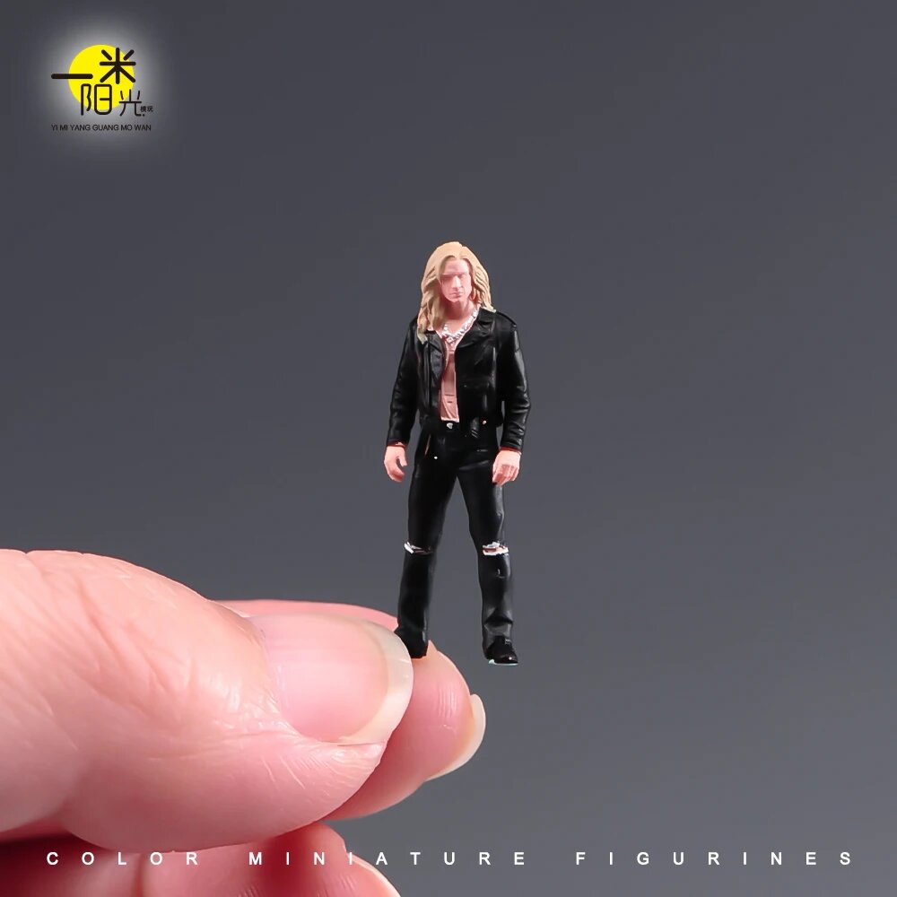 Миниатюрная фигурки MAK 1/64 1/43 1/87 1/24 1/18 Мужчина в костюме Черный, Painted B, 1 64