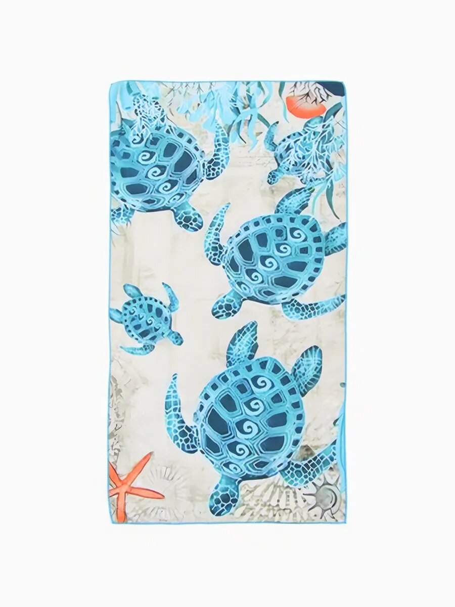 Полотенце пляжное «Этель» Voyage, 70×140 см, микрофибра 200
