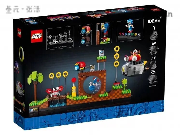 Lego Sonic the Hedgehog 76990 Sonic's Speed Sphere Challenge Кубики для детей от 6 лет, желтый, коричневый, салатовый, Китай