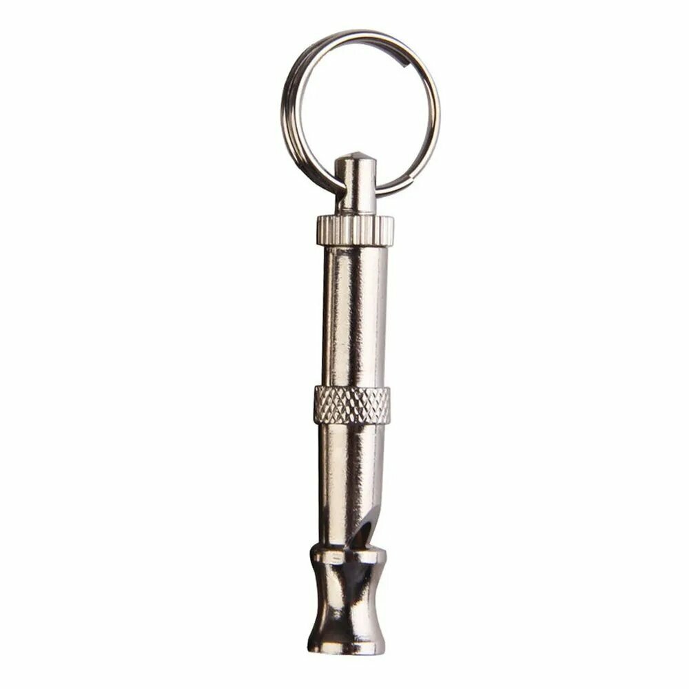 Ультразвуковой свисток для дрессировки собак латунный, никелированный, регулируемый, серебристый