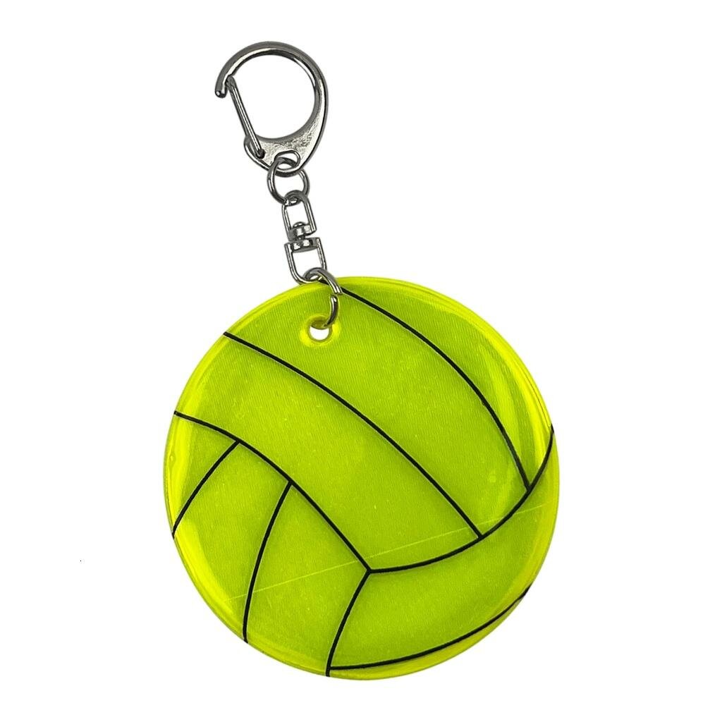 Светоотражающий брелок для волейбола, Флуоресцентный желтый