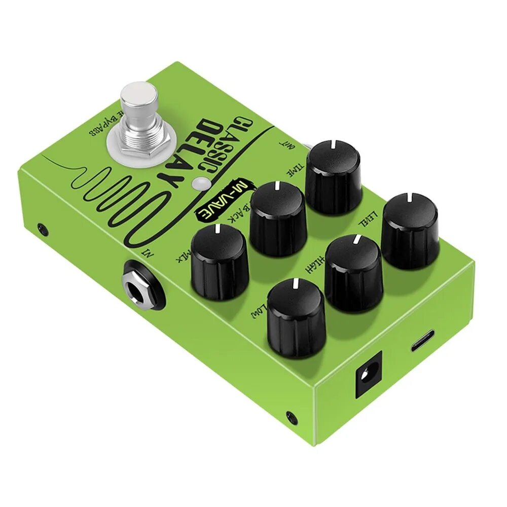 M-VAVE Classic Delay Педаль эффектов для электрогитары аналоговый — фото 1