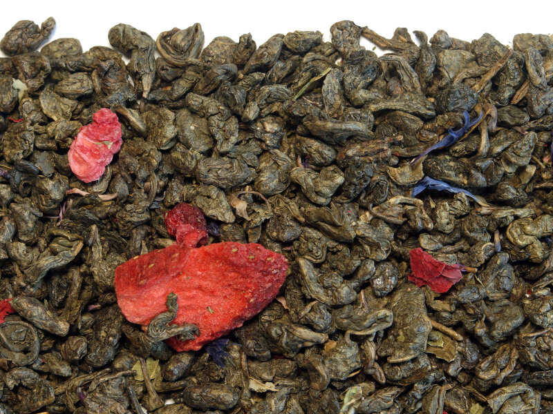 Чай "Русская чайная компания" "Брызги шампанского", зеленый, крупнолистовой, 100г