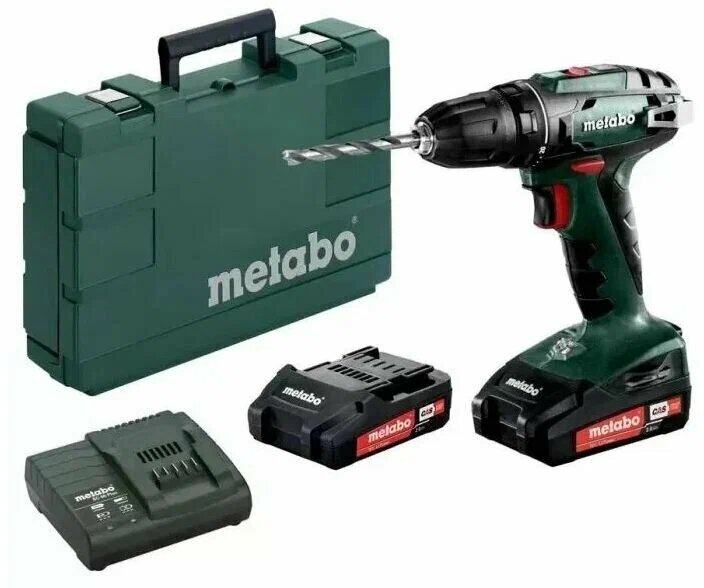 Аккумуляторная дрель-шуруповерт Metabo BS 18 быстрозажимной патрон (602207560)