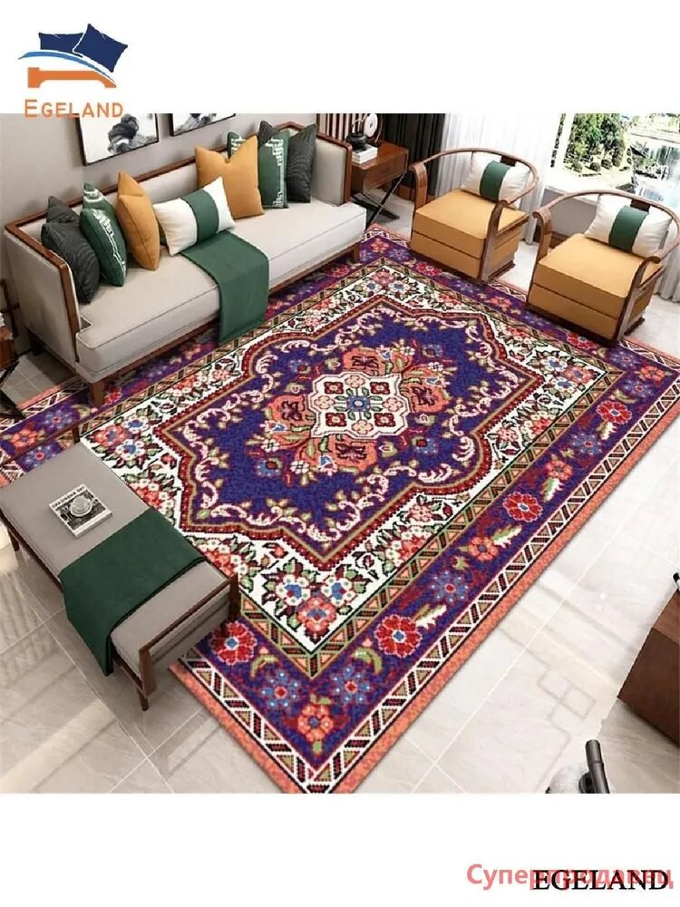E GELAND Ковер 200x230 см - Классический ковер из полиэстера для гостиной