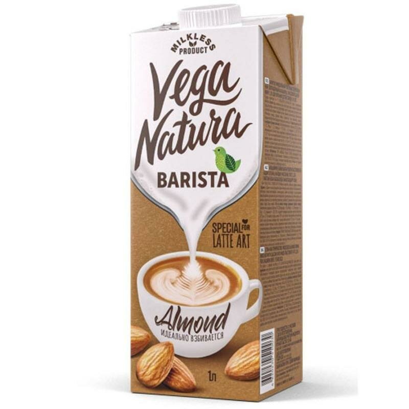 Миндальный напиток обогащенный кальцием Barista VEGA NATURA 1 л