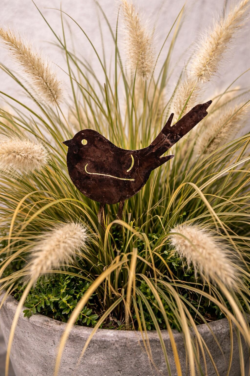 Садовые фигурки для сада и огорода Птичка Воробушек