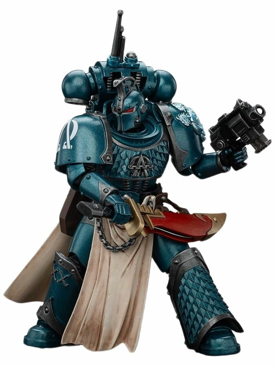 Подвижная фигурка JOYTOY Warhammer 30K 1/18 Action Figures Legion Praetor with Power Sword Model