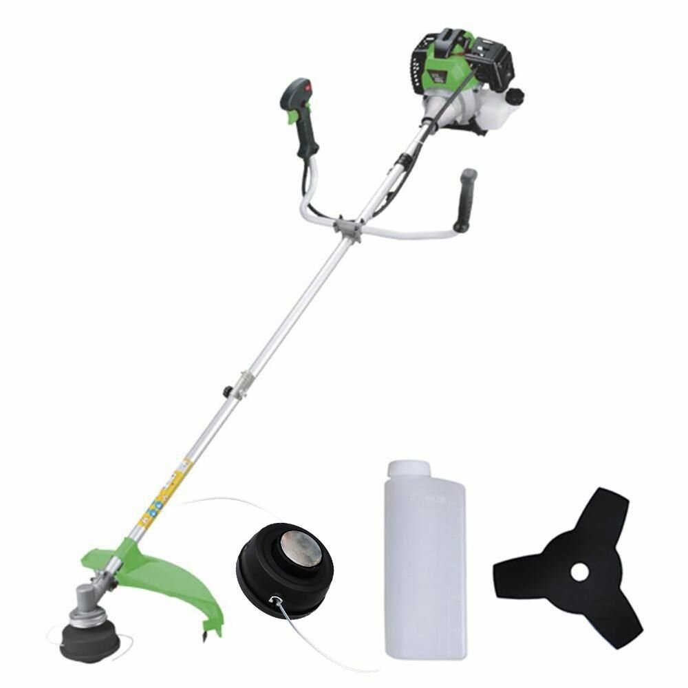 Триммер бензиновый Grower BTI-43R, V-43см3, мощность - 2 кВт, диск 3Т + катушка, штанга разборная