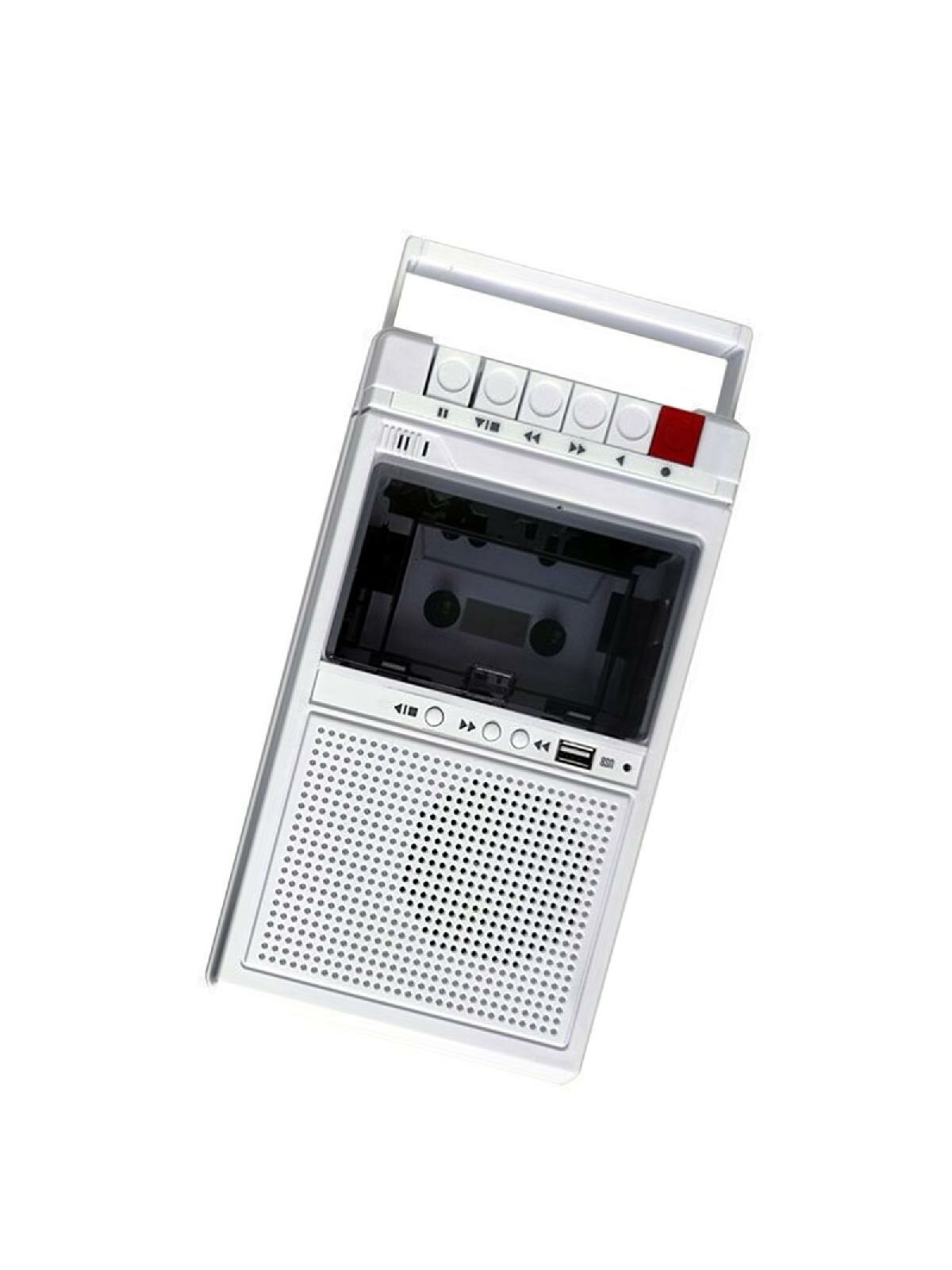 Портативный магнитофон Ретро кассетный магнитофон с USB-портом для воспроизведения звука