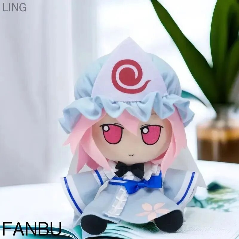 Аниме Мягкие Игрушки TouHou Project Fumo Yuyuko Saigyouji / Ююко Сайгедзи Фумо Игрушка Антистресс 20 CM