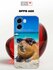 Силиконовый чехол на Oppo A6x / Оппо A6x с принтом Капибара в отпуске