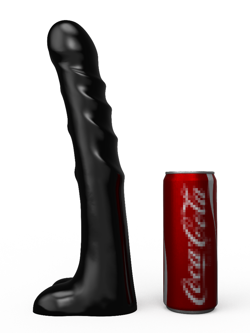 Фаллоимитатор-супергигант PREDATOR черный (37, Ø 5.7 см) 927900