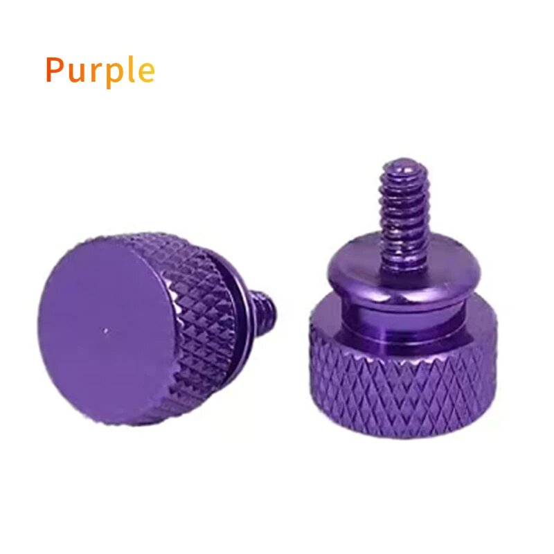 Алюминиевые винты-ступеньки M3/M4, 10 шт. M4, purple, 8mm