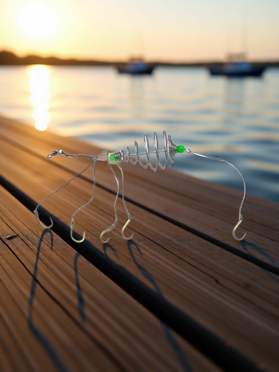 Снасть Макушатник крючок №4