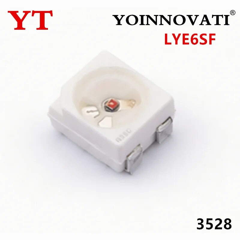 YOINNOVATI SMD4 автомобильные светодиодные лампы желтого света 100 шт