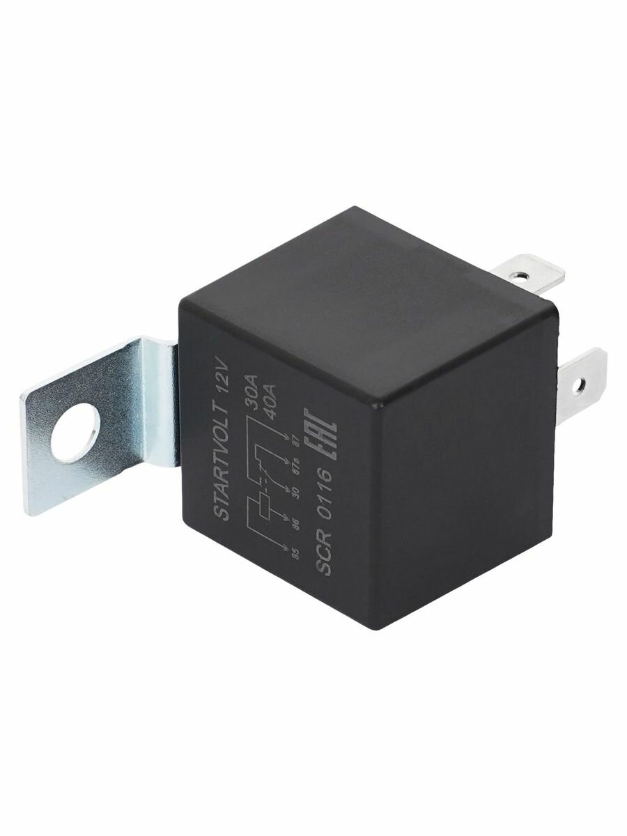 Реле 5 контактов, 12V, 30/40A, StartVolt SCR 0116 для Лада, УАЗ, ГАЗ