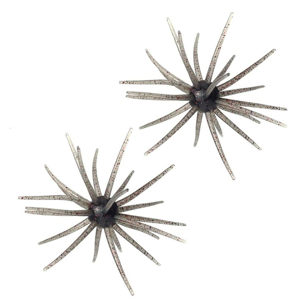 Искусственные воблеры «морской еж», красный - 2 маленьких кусочка