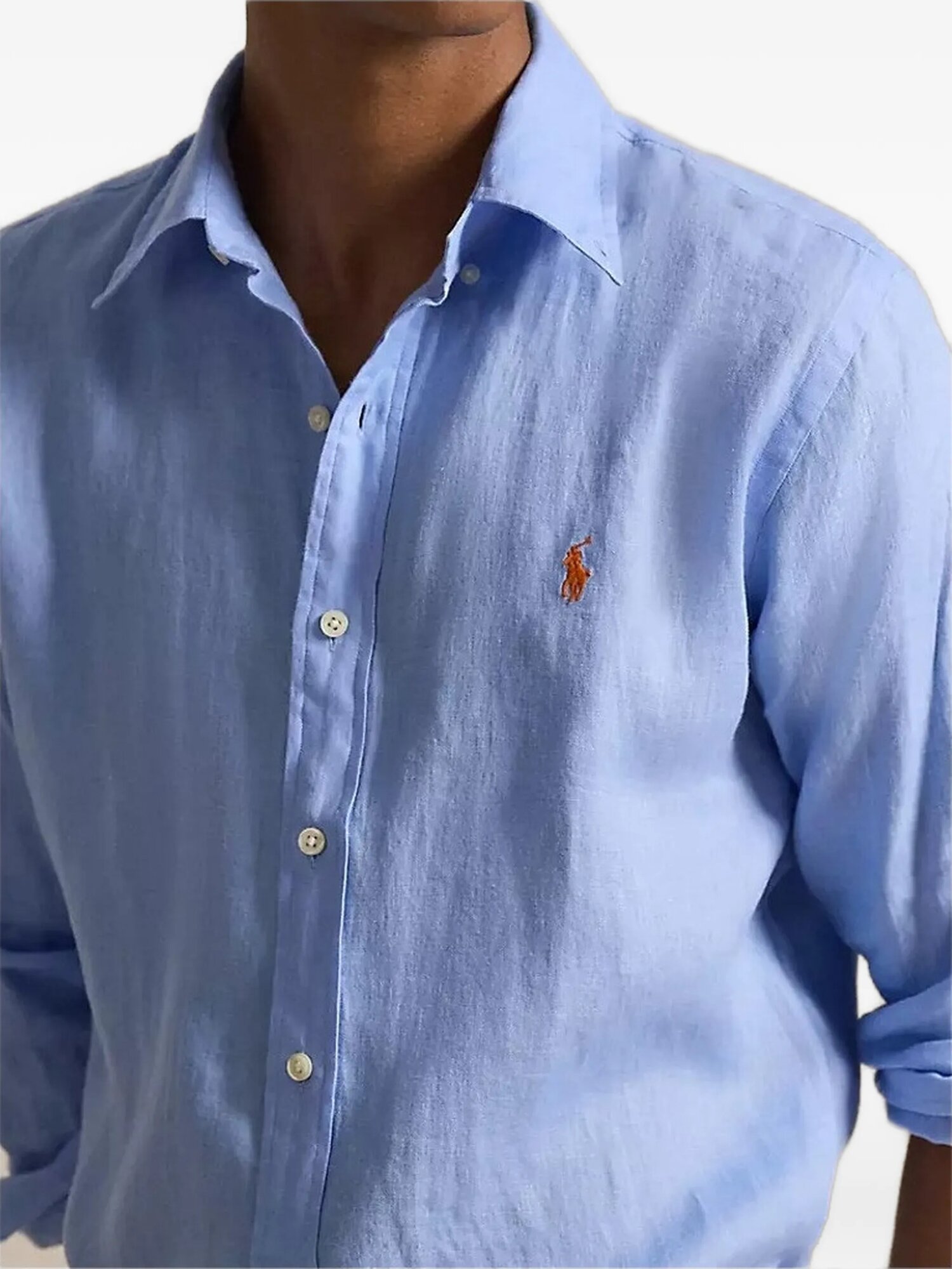 Рубашка Polo Ralph Lauren, размер 2XL, cиний — фото 1