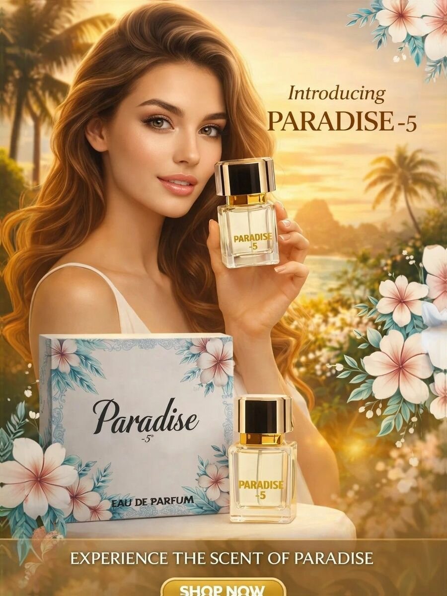 Парфюмерная вода PARADISE -5- /DUBKO/ Secret desire (Тайное желание)