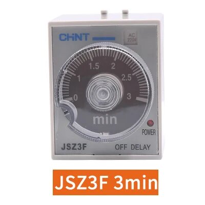 Таймер задержки выключения JSZ3F 3min, DC24V