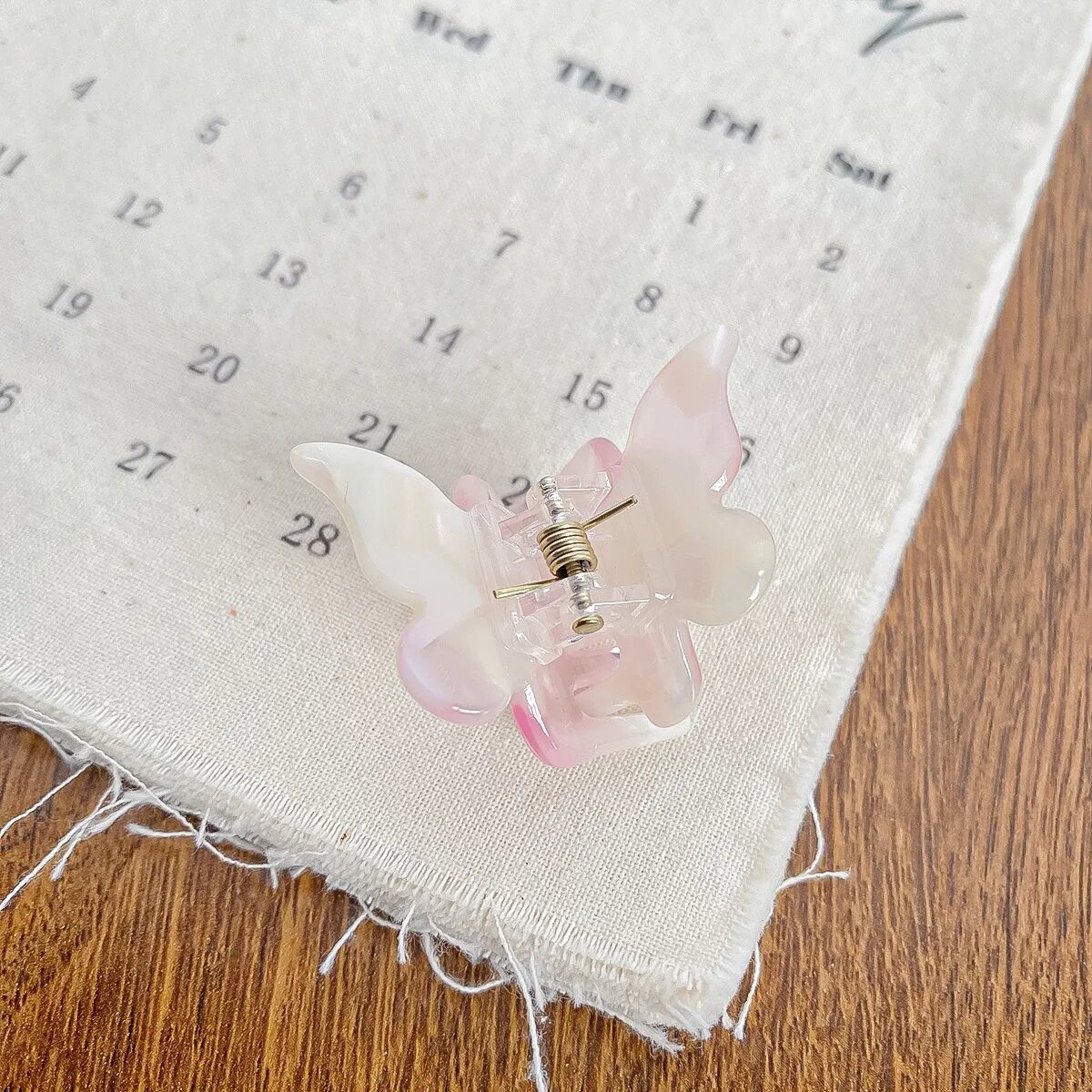 MOONBIFFY Бабочка заколка для волос Symphony Pink