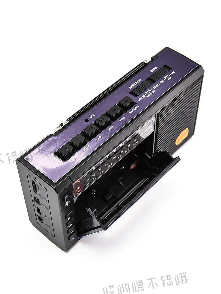 Магнитола DaXing PX-3500BT, 3 Вт, черный, с USB, FM, AM, SW, кассетная дека — фото 1