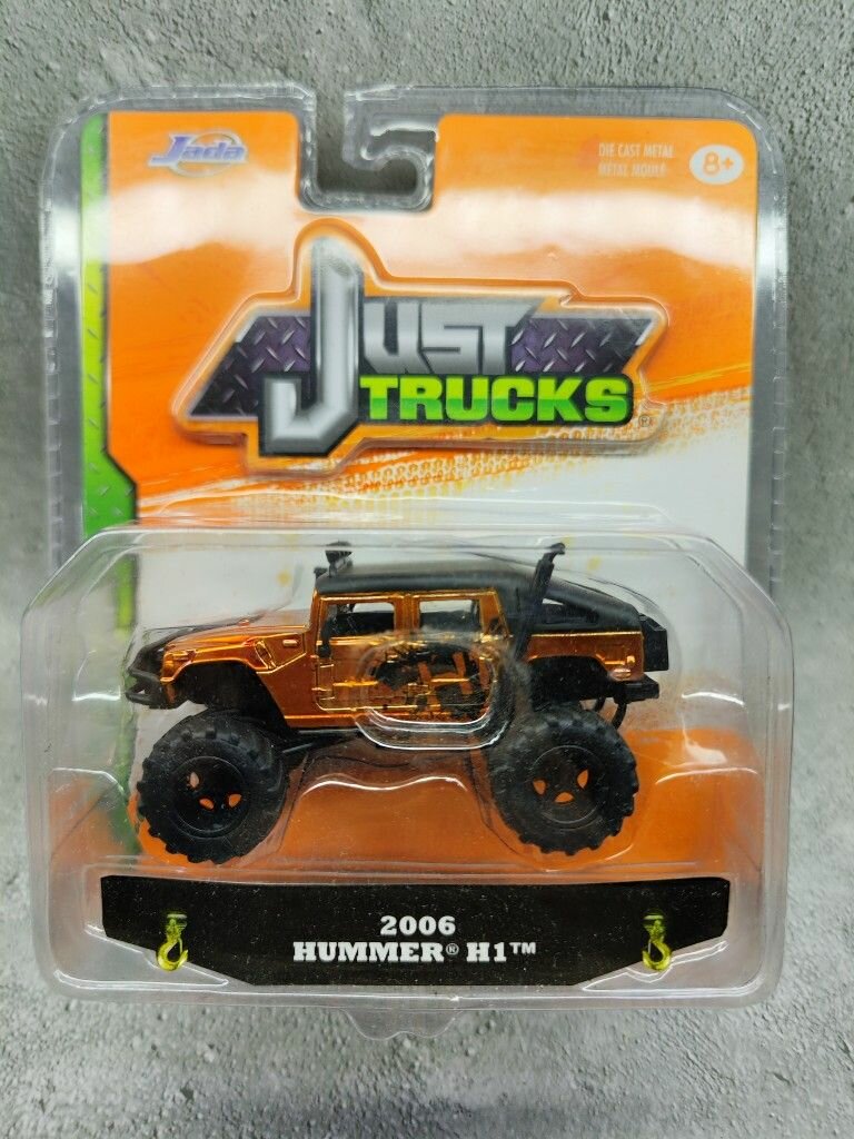 Jada Toys 1:64 Big Foot, литой автомобиль-монстр(2006HUMMER H1)