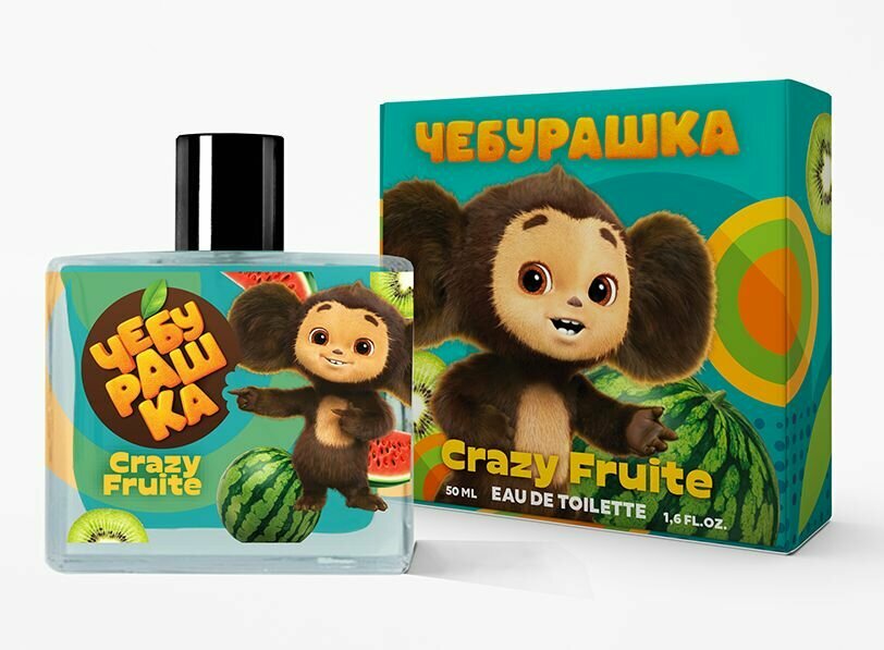 Туалетная вода Ponti Parfum Чебурашка CRAZY FRUITS 50ml для женщин